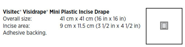 Mini Visiflex Incise Drape - Eye See you Ophthalmics